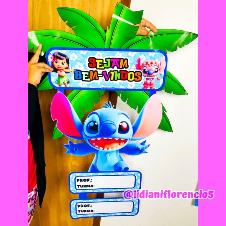 KIT SALA DE AULA LILO E STITCH - Prof Lidiani Florencio