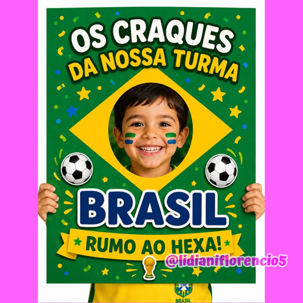 MOLDURA CRAQUES DA TURMA copa - Prof Lidiani Florencio